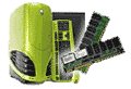 DRAM (memory module / ram module for notebook OR desktop): DDR3, DDR2, DDR, SRAM